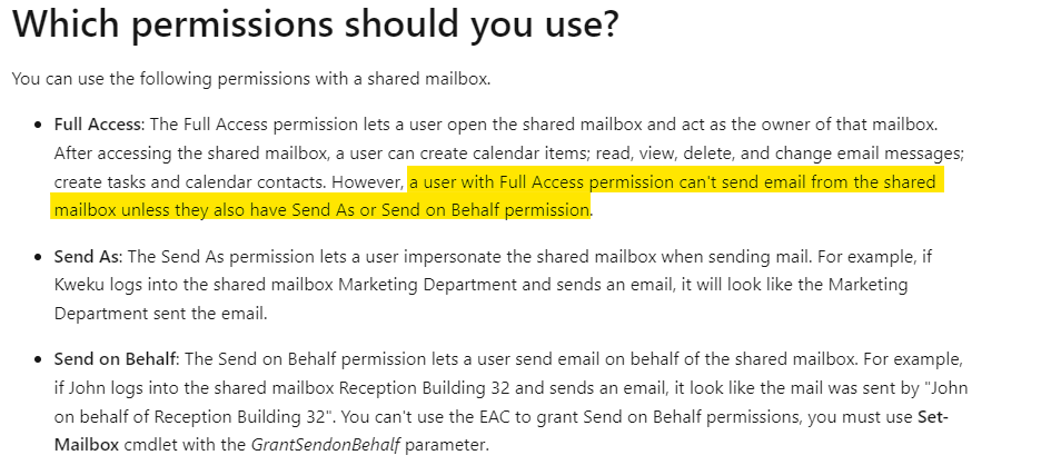 Fix Outlook for the web 'You don't have permission to send this email' - Microsoft Q&A