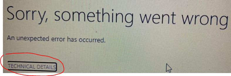 While submitting the item error - Microsoft Q&A