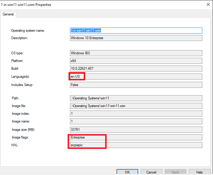 No Language in .Wim File - Microsoft Q&A