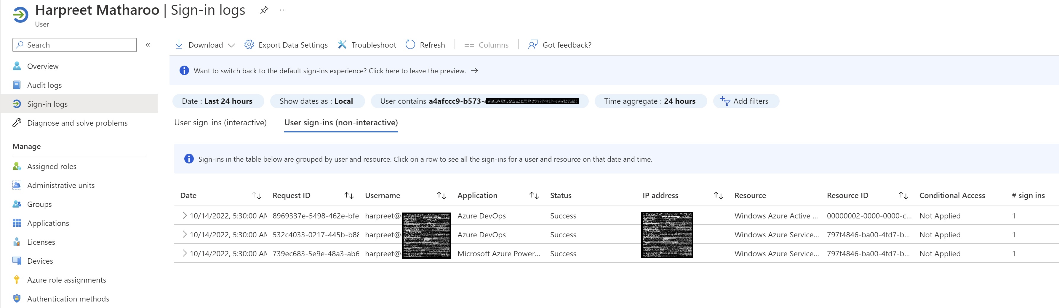 Guest Accounts Non Interactive Sign ins - Microsoft Q&A