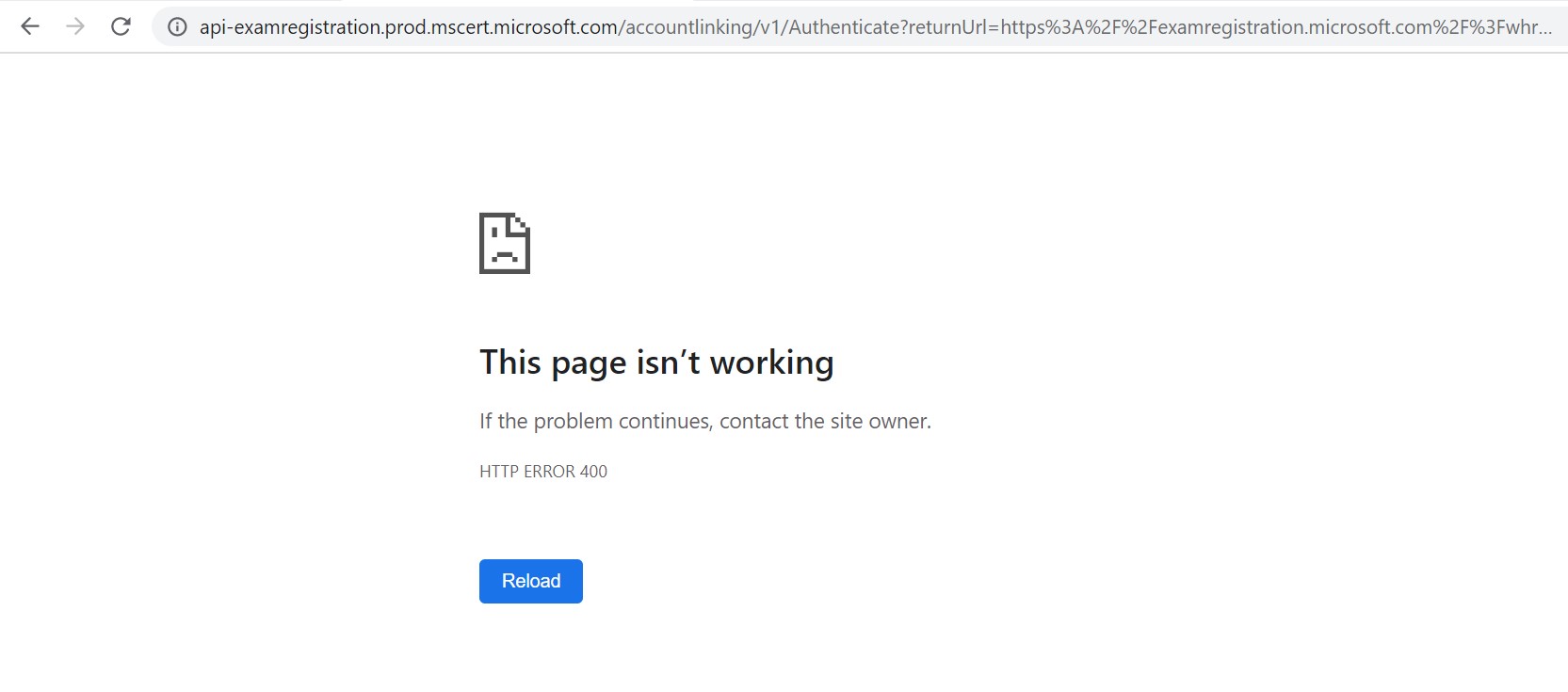 I am unable to check the schedule the exam and check the discount ...