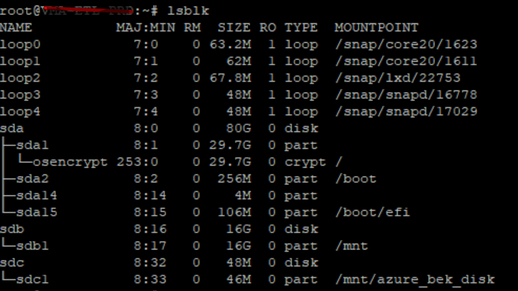 Resizing Root Encrypted Azure linux VM - Microsoft Q&A Resizing Root Encrypted Azure linux VM - Microsoft Q&A