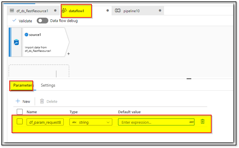 Parameterized Linked Service And Dataset Leveraged Within A Dataflow Microsoft Qanda