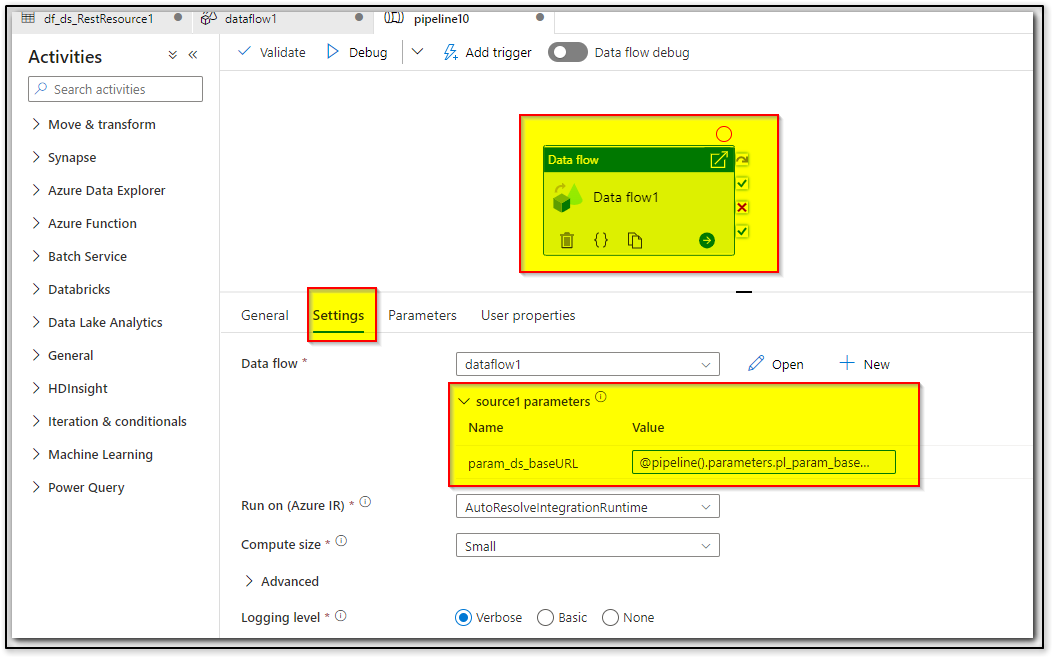 Parameterized Linked service and dataset Leveraged within a Dataflow ... Parameterized Linked service and dataset Leveraged within a Dataflow ...