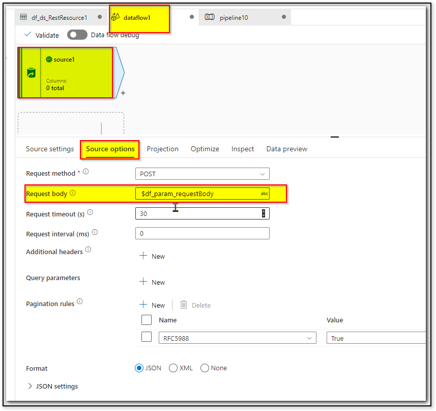 Parameterized Linked service and dataset Leveraged within a Dataflow - Microsoft Q&A