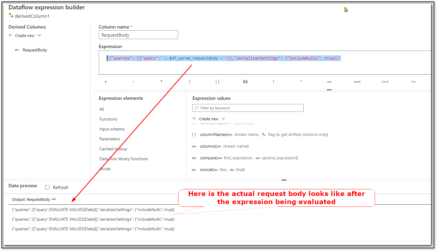 Parameterize Parameter in API Body in dataflow - Microsoft Q&A Parameterize Parameter in API Body in dataflow - Microsoft Q&A