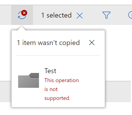SharePoint 2019 Copy Folder Operation Is Not Supported - Microsoft Q&A