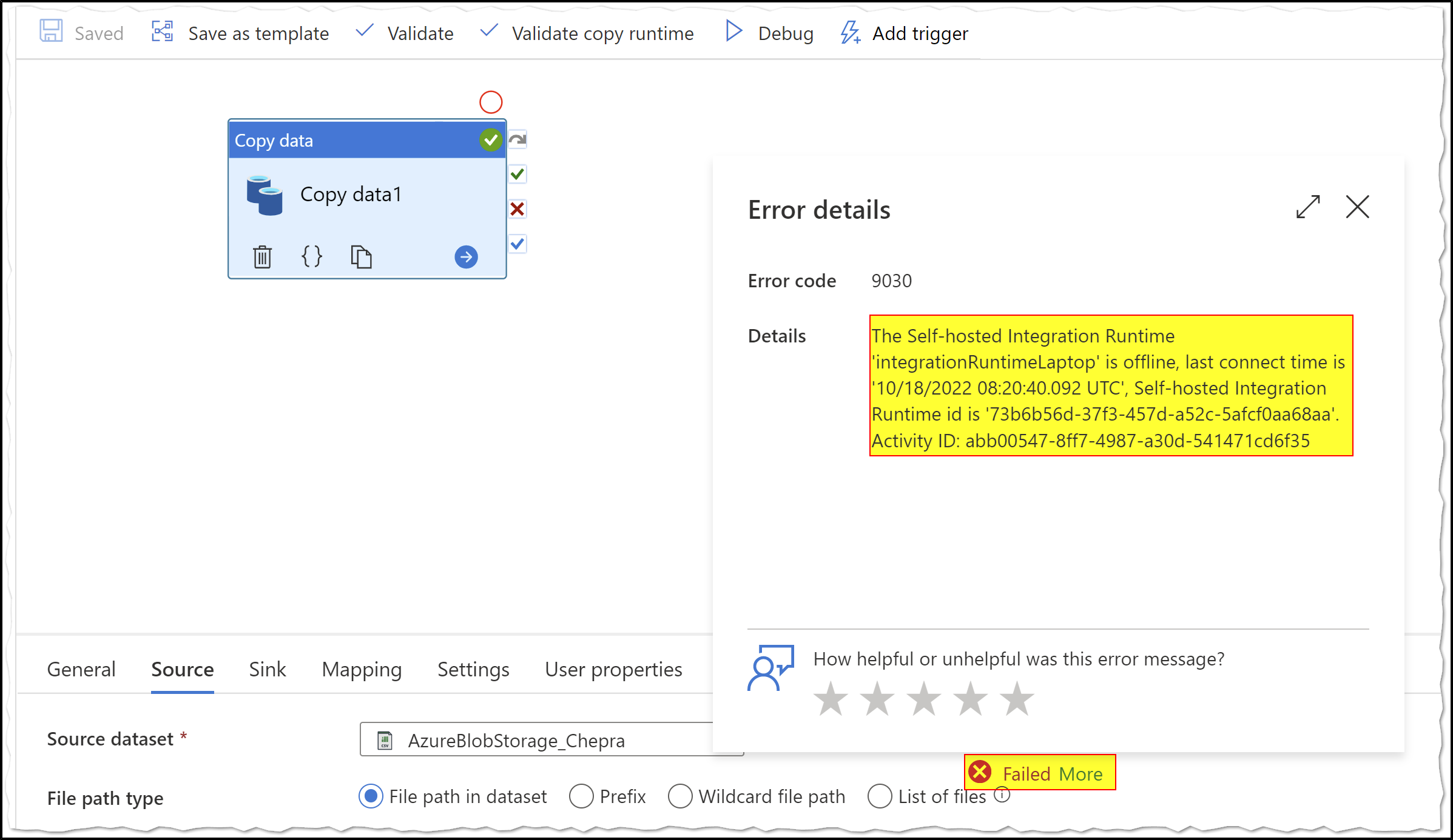 Do we have any document where we can see when we stop SHIR VM, pipeline will go in queue or ...