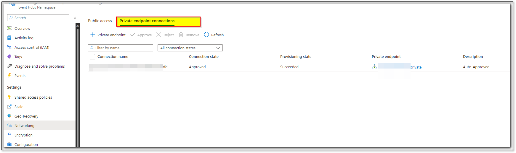 Event Hub - Enable connectivity from trusted Microsoft service without ...