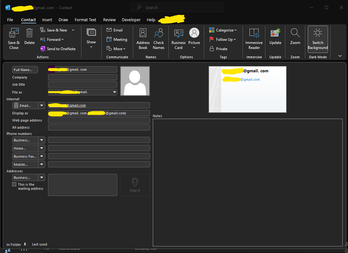 Vsto Outlook Define Custom Actions For Contacts That Satisfy Some Conditions Microsoft Qanda 1290