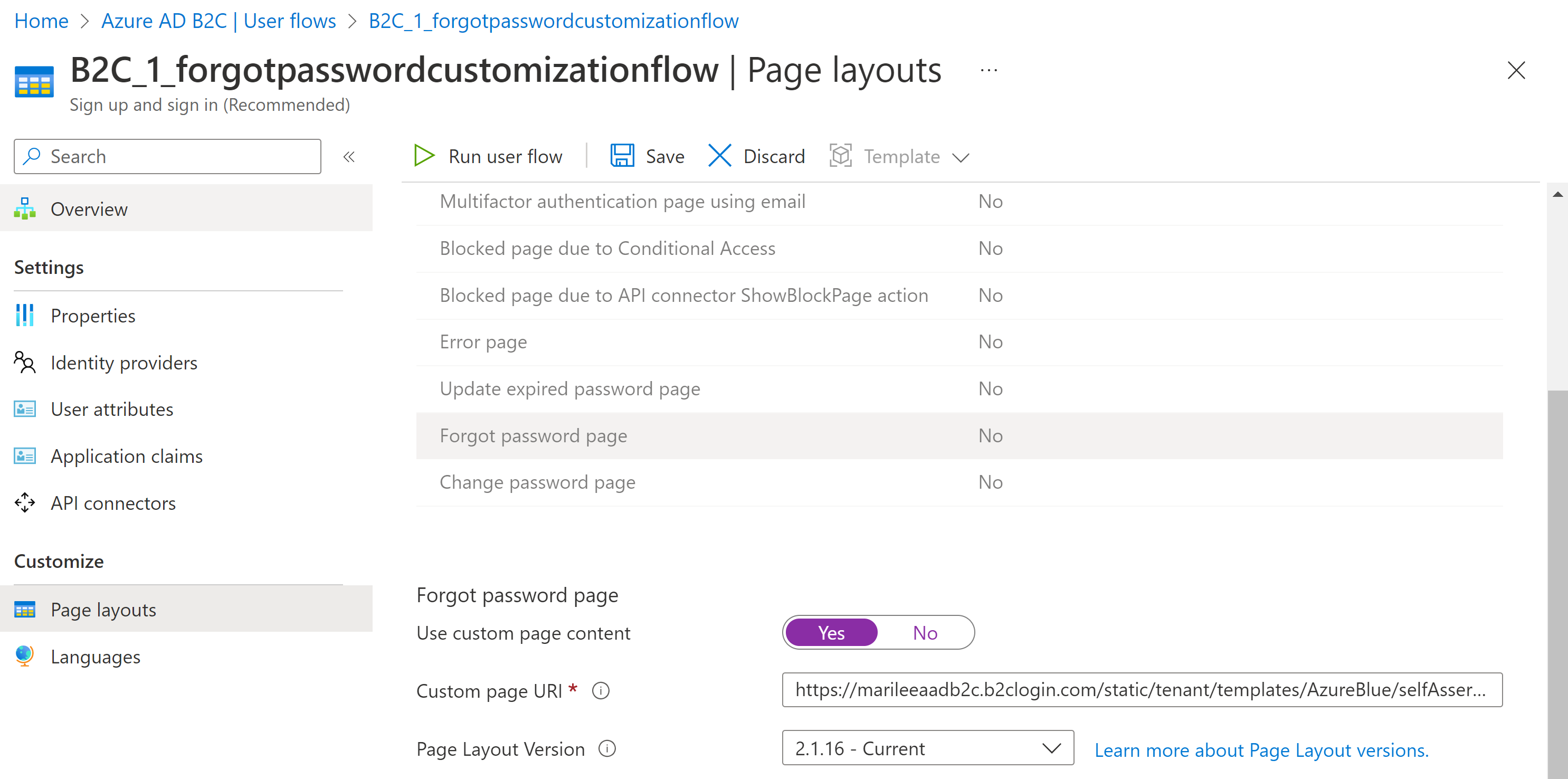 How to add a link to the SignIn page on the Forgotten Password page in ...