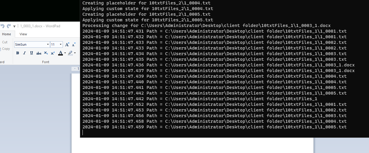 The callback handling for deletion was added to the official example CloudMirror,but sometimes ...