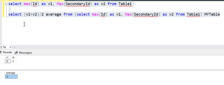 Average Of 2 Max Values Microsoft Qanda 5294