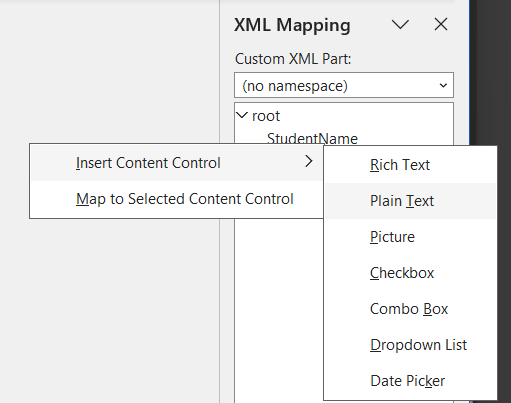 How can I repeat text from a Plain Text Content Control in Word 2021 ...