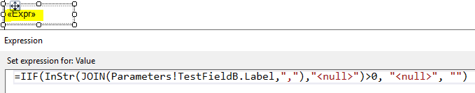 ssrs InStr expression error , not even sure where to start - Microsoft Q&A