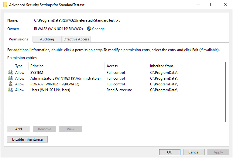 C Programdata Files Editing Using Administrator Profile Microsoft Qanda