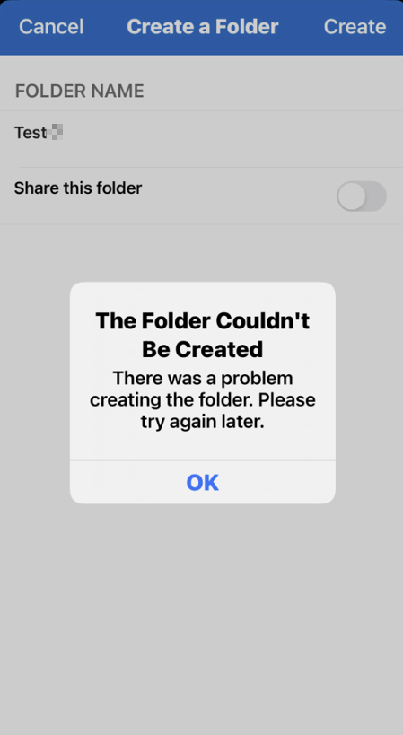 Can't create a folder in the OneDrive Mobile Version - Microsoft Q&A