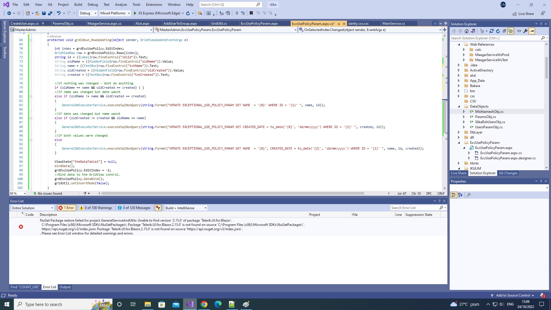 how to save gridview data statically without worrying of values loss - Microsoft Q&A