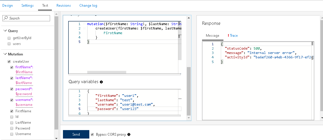 Azure APIM Synthetic GraphQL Mutation - Microsoft Q&A