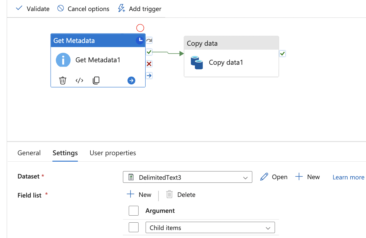 How to store get metadata output in storage account - Microsoft Q&A