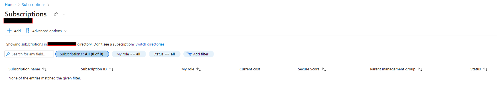 Cannot see linked subscription under new tenant - Microsoft Q&A