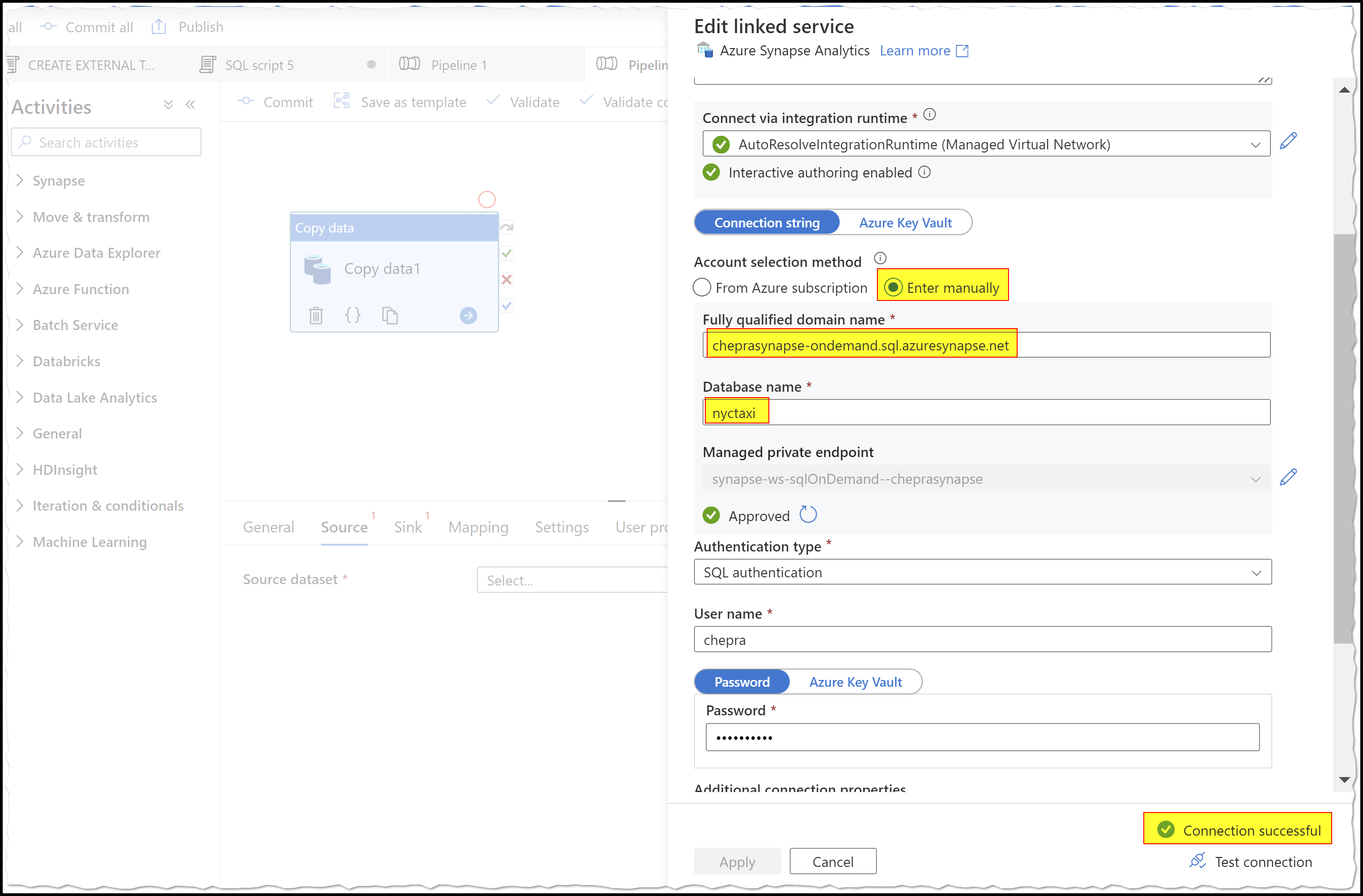 Please let me check. Am I correct in thinking that serverless sql pools cannot import data via ...