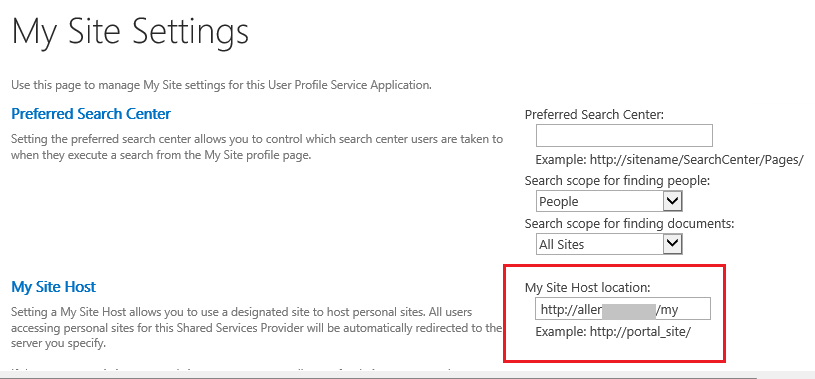 SharePoint 2016 onprem change default redirection to personal site - Microsoft Q&A