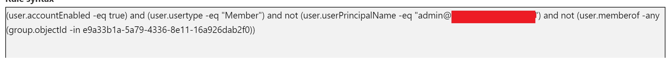Exclude User From A Dynamic Group Based On Group Membership Microsoft Qanda