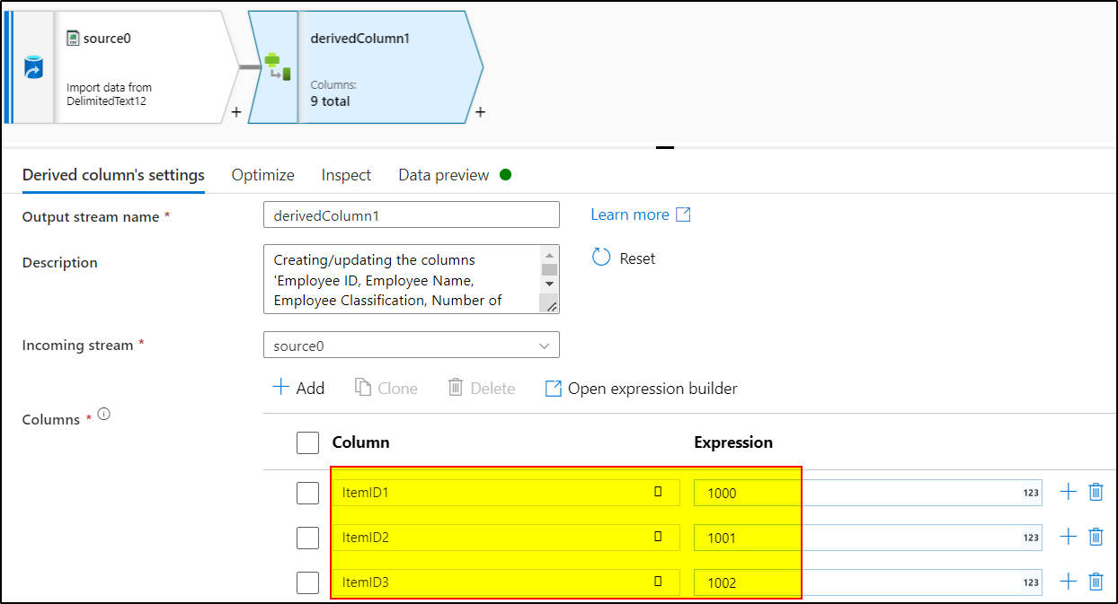Modification Of Excel Data Using Data Flow Azure Synapse Analytics Microsoft Qanda