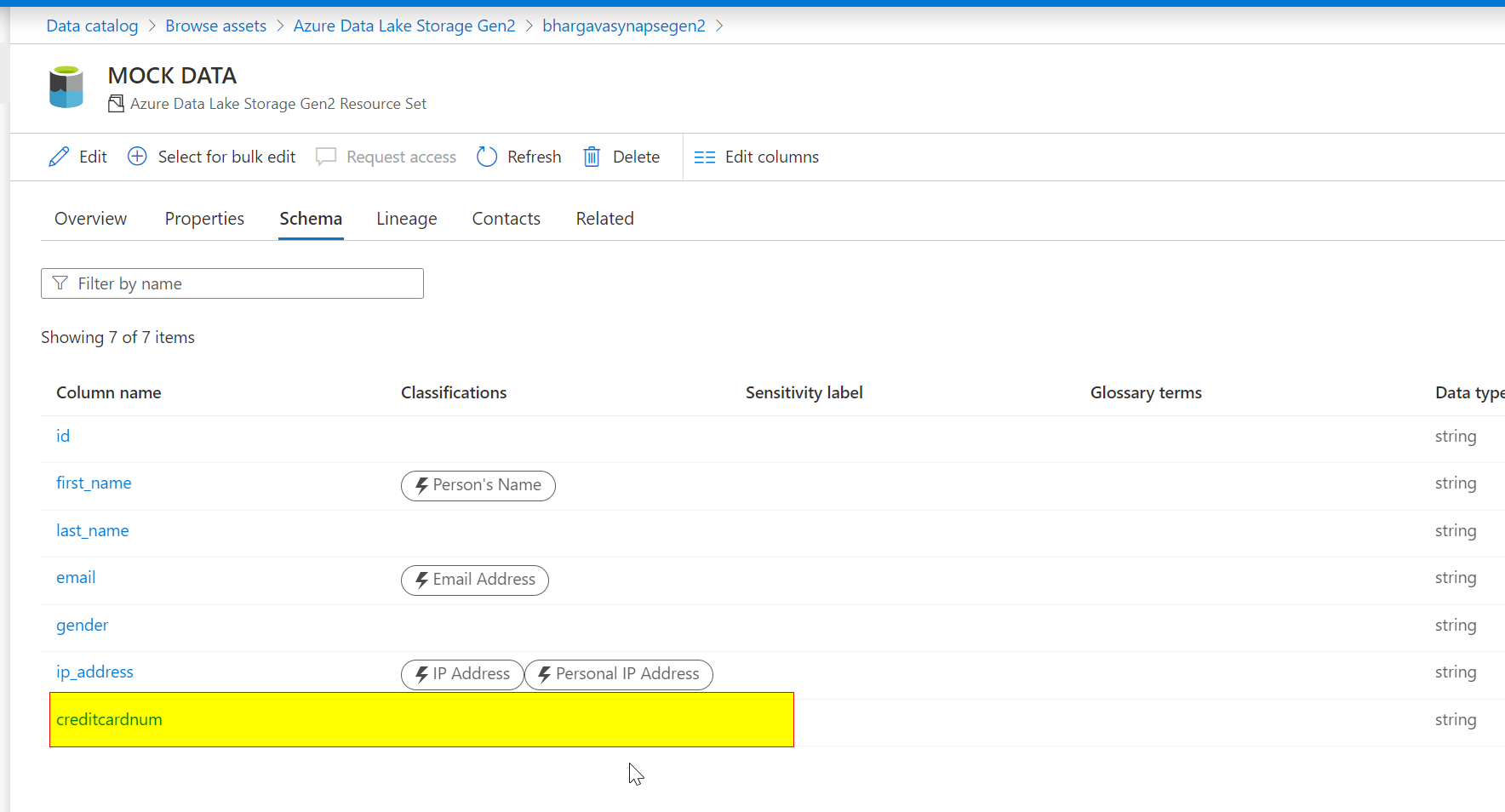 Credit Card Classification is not applied in purview - Microsoft Q&A