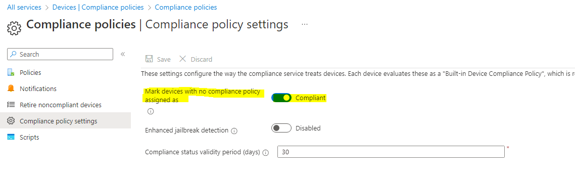 Intune some device listed as not Compliant - Microsoft Q&A