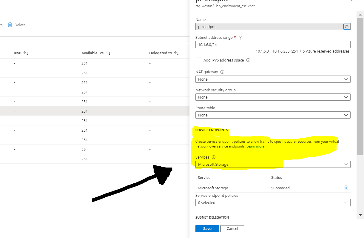 Issues With Azure Storage Account File Storage When Using Private Ip Addressing And Private