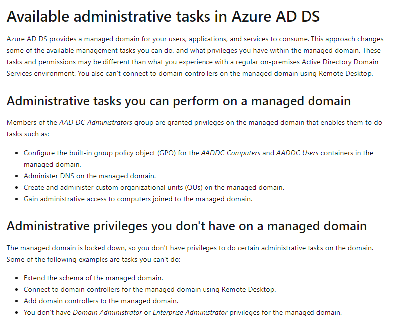 password reset in Azure AD Domain service from the Windows Server(which ...