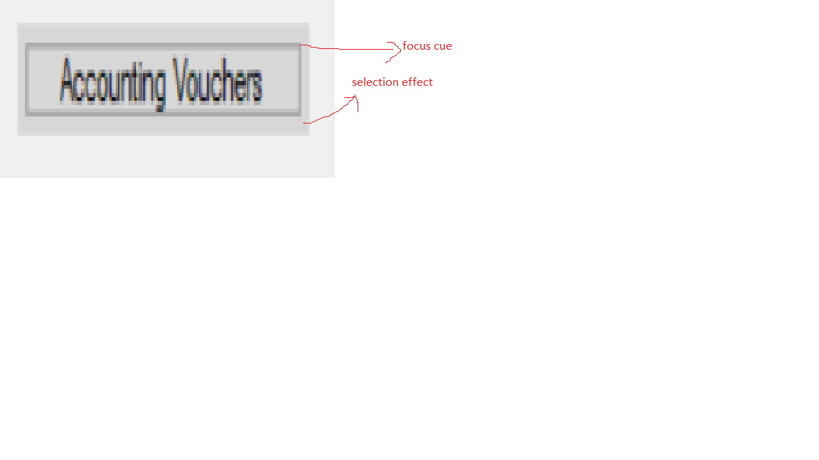 How To Show Focus Cue And Hover Effect On Button Microsoft Qanda