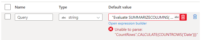 Parsing Parameter in Dataflow issue - Microsoft Q&A Parsing Parameter in Dataflow issue - Microsoft Q&A