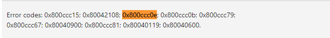 Error synchronizing folder [800CCC0E-0-0-430] - Microsoft Q&A
