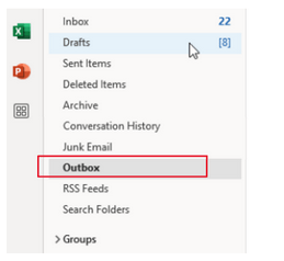 Where is my email that outlook says was too large to send? I ...