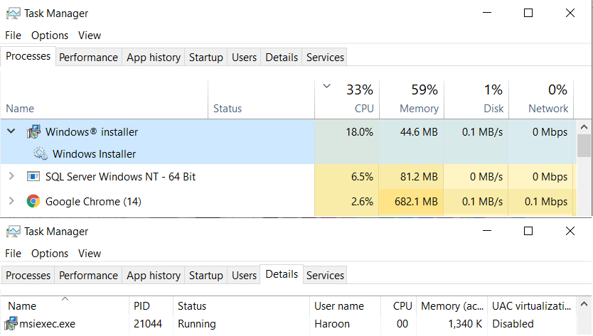 A Windows Installer Process Delays Loading of Web Application in ...