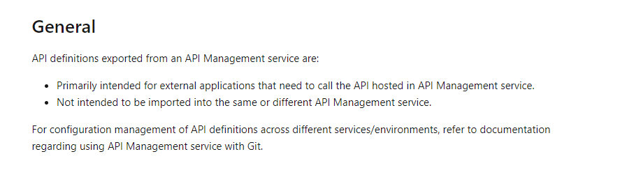 Azure Apim Openapi Shows Gateway Url In The Servers Section And Not The Backend Url