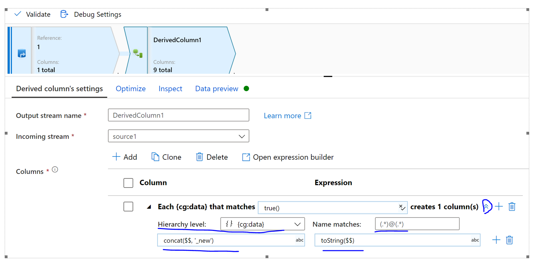 Issue With Adf Data Flow Xml Source And Optional Nodes Or Attributes Microsoft Qanda