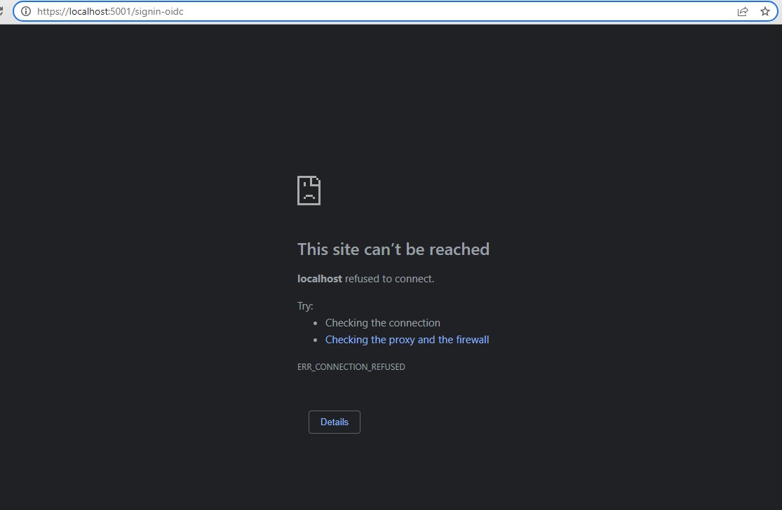 ERR_CONNECTION_REFUSED Azure AD B2C - Microsoft Q&A ERR_CONNECTION_REFUSED Azure AD B2C - Microsoft Q&A