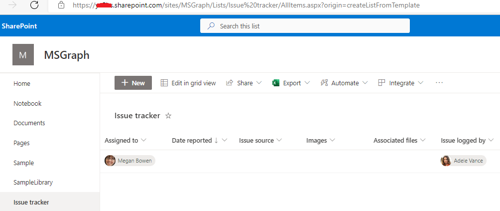 Assigned user not populating in Microsoft Lists - Microsoft Q&A