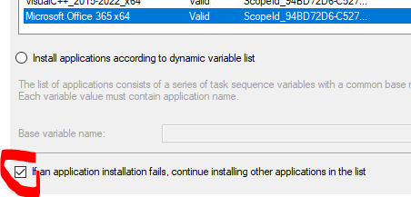 MECM Task sequence fails on O365 - Microsoft Q&A