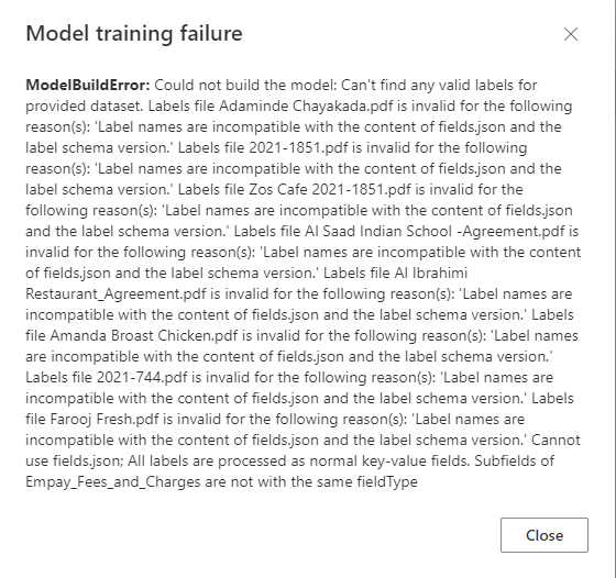 Delete failed custom model from Form Recognizer. - Microsoft Q&A