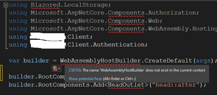 References broken in old/new solutions - VS2022 - Microsoft Q&A