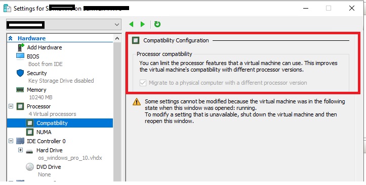 HYPER-V Live Migration sometimes fails - Microsoft Q&A