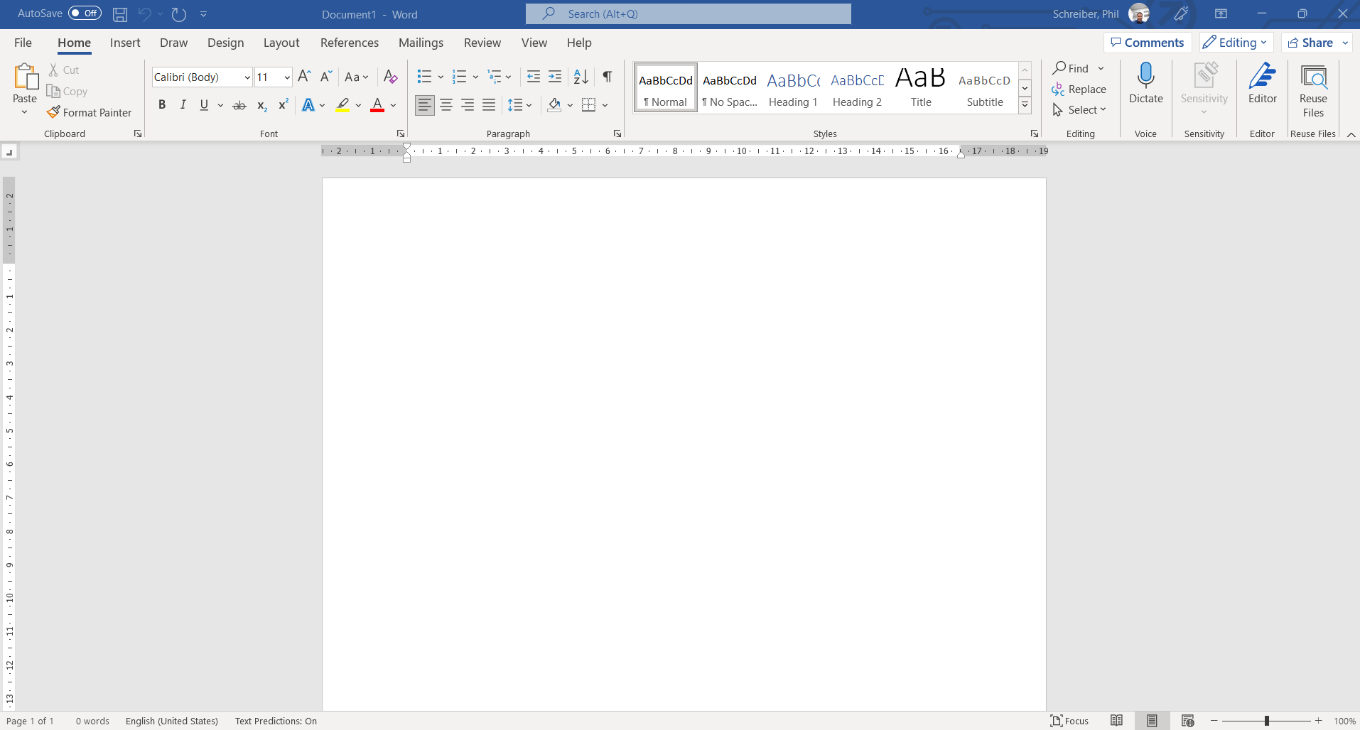 My print layout view in Word 365 just changed and I can't seem to ...