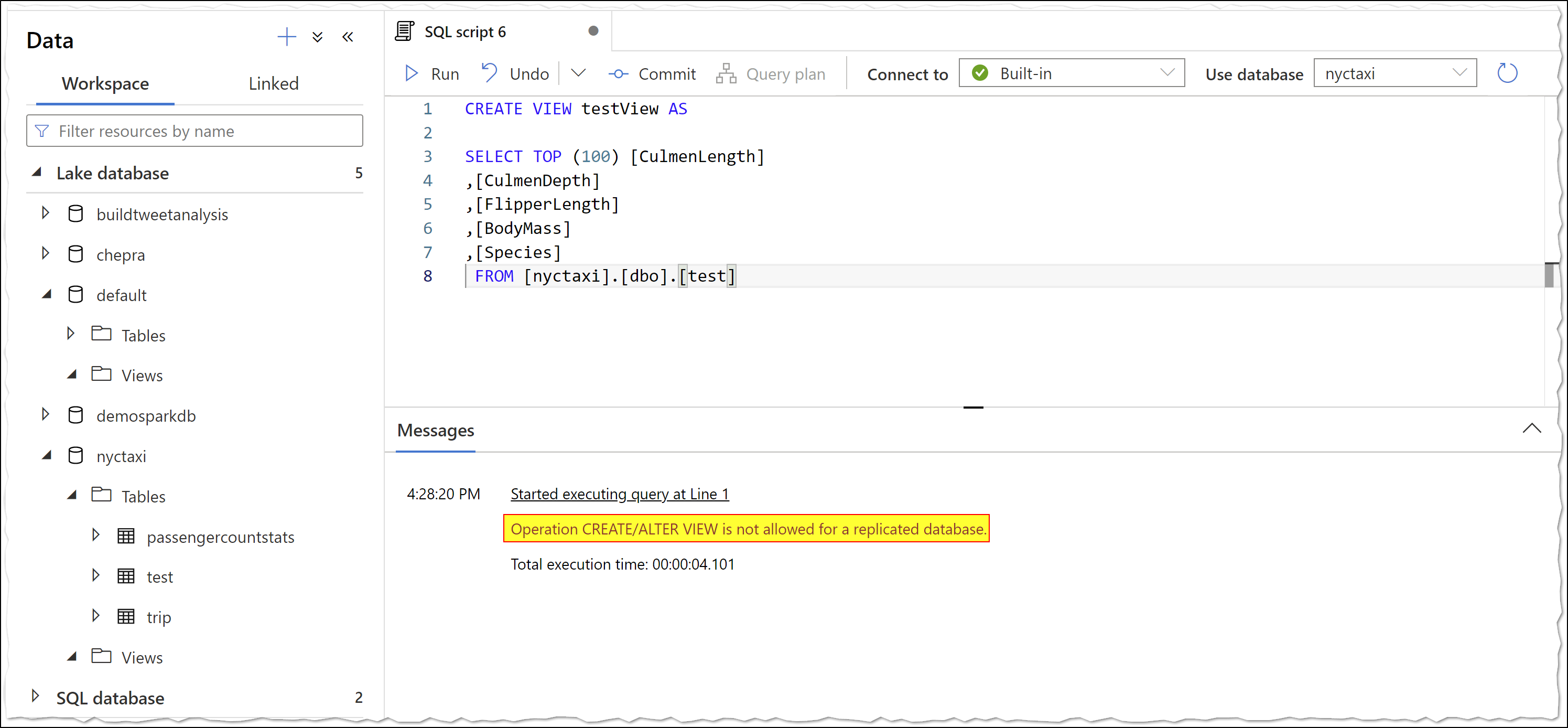 Savetable In Datalake Table Of Azure Synapse From Synapse Spark Pool Microsoft Qanda