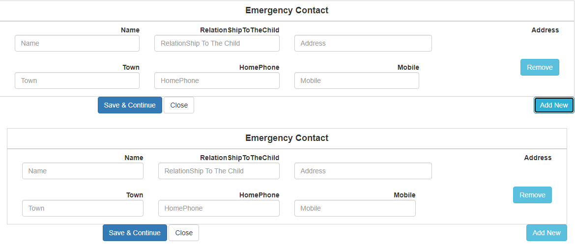 Div clone asp.net mvc - Microsoft Q&A