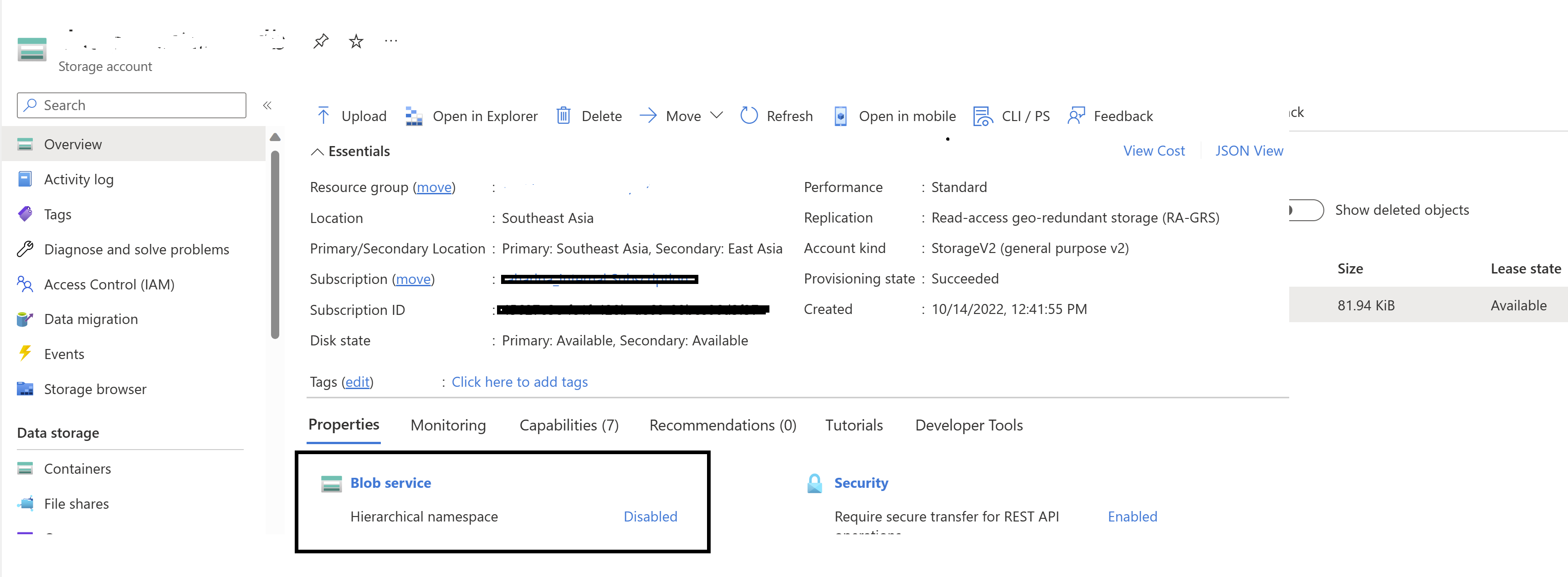 Renaming blob functionality in storage - now missing - Microsoft Q&A Renaming blob functionality in storage - now missing - Microsoft Q&A